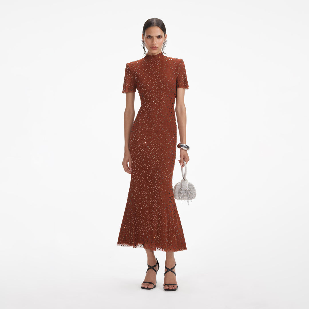 Sequin and Rhinestones Dresses For Women – self-portrait