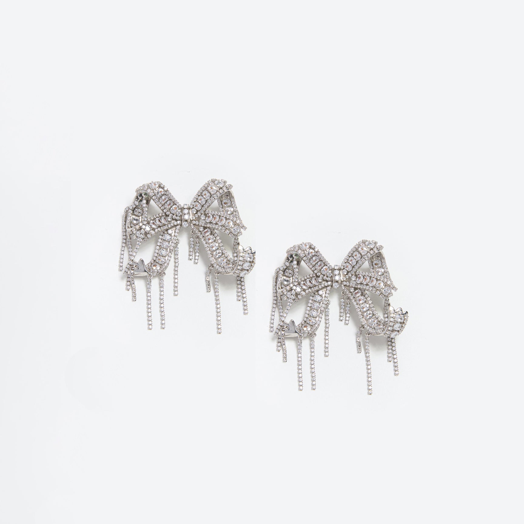 Black Rhinestone Fishnet Crossover Midi Dress – self-portrait