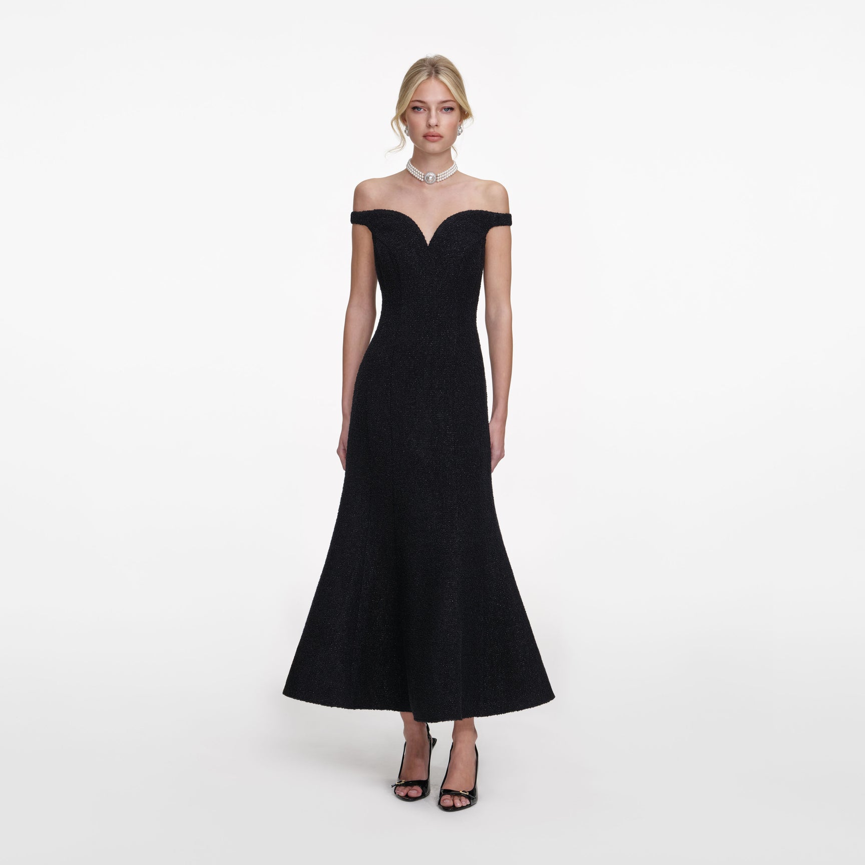 Boucle Dresses | Mini, Midi and Maxi Dresses – self-portrait
