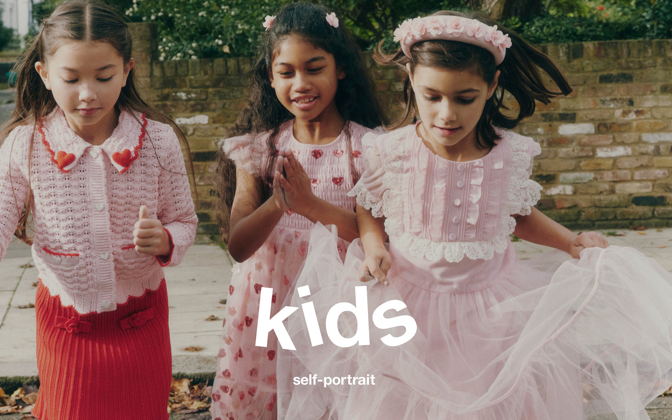 Kids Collection | Girls Designer Dresses – self-portrait